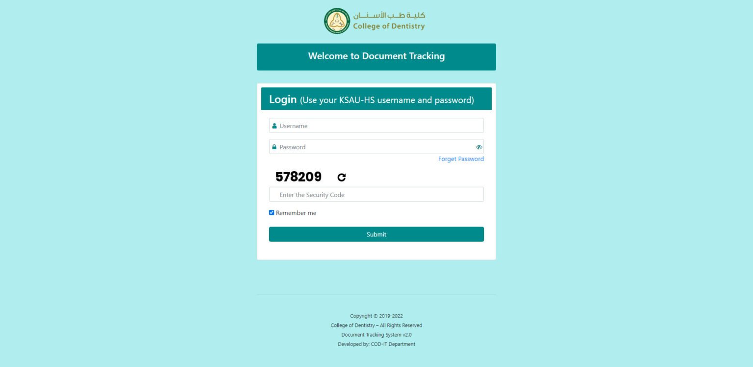 Document Tracking System - Ankit Sudhera Portfolio Website