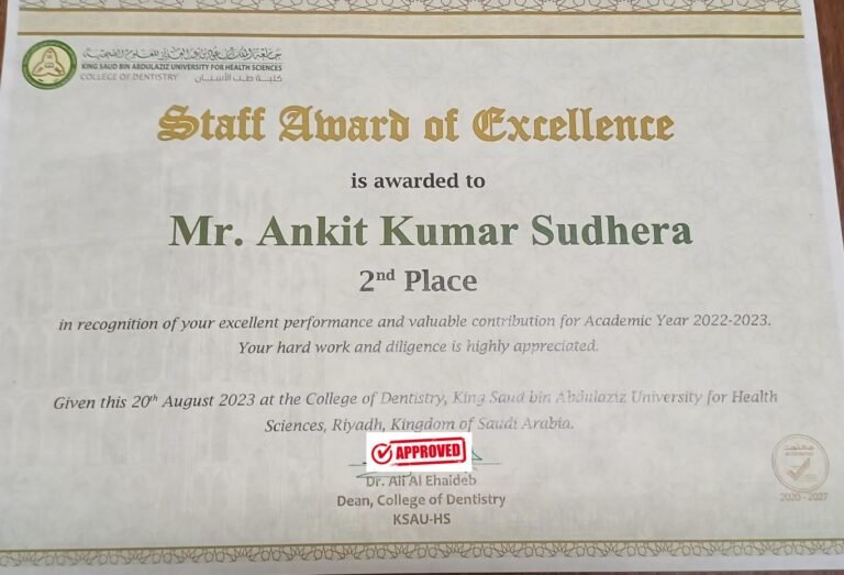 Certificate for Best Staff Certificate for Excellent Performance ...